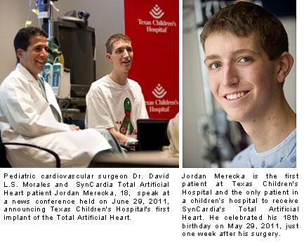 Texas Children's Hospital Implants Its 1st SynCardia Total Artificial ...